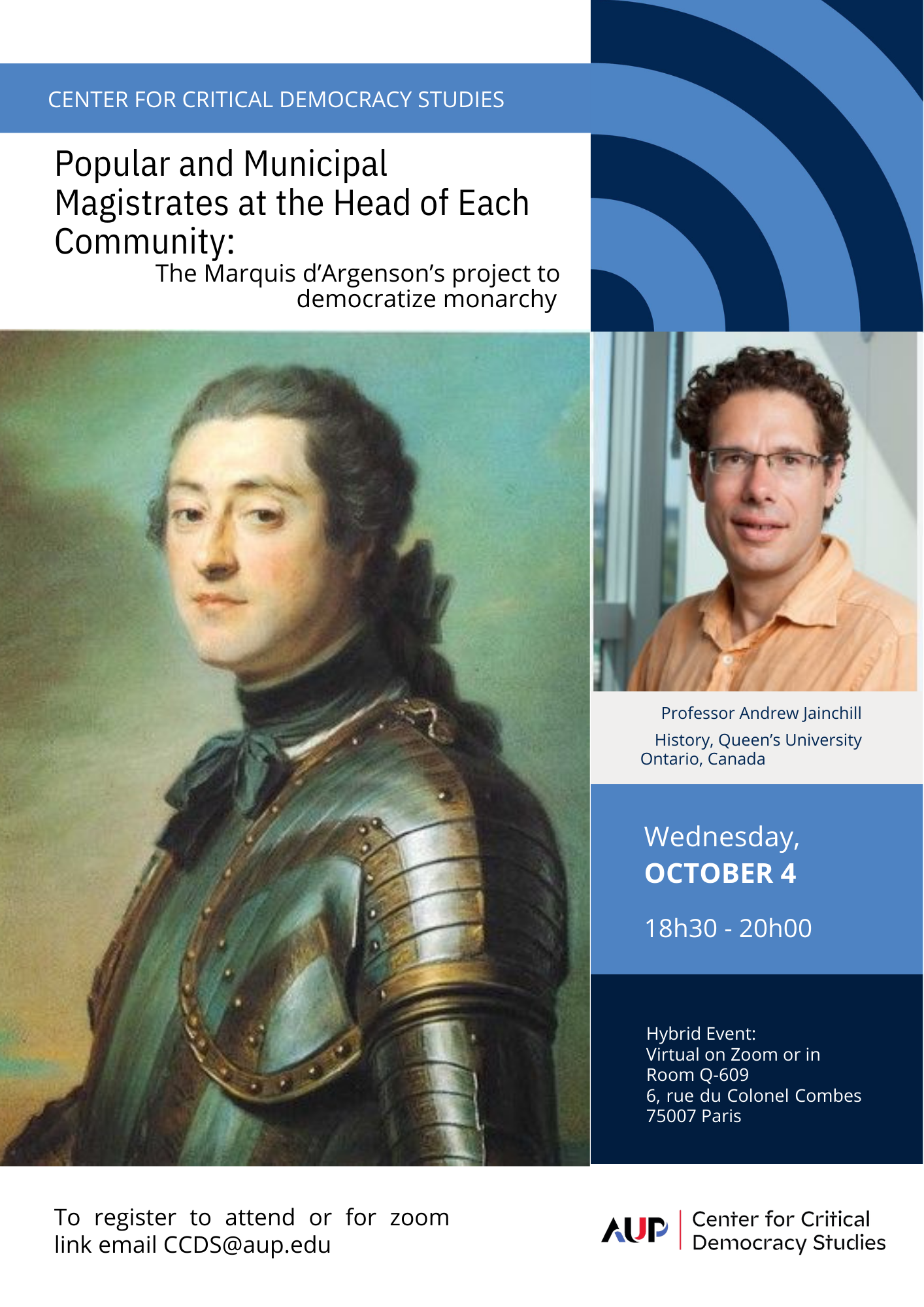 CCDS Event: Popular and Municipal Magistrates at the Head of Each ...